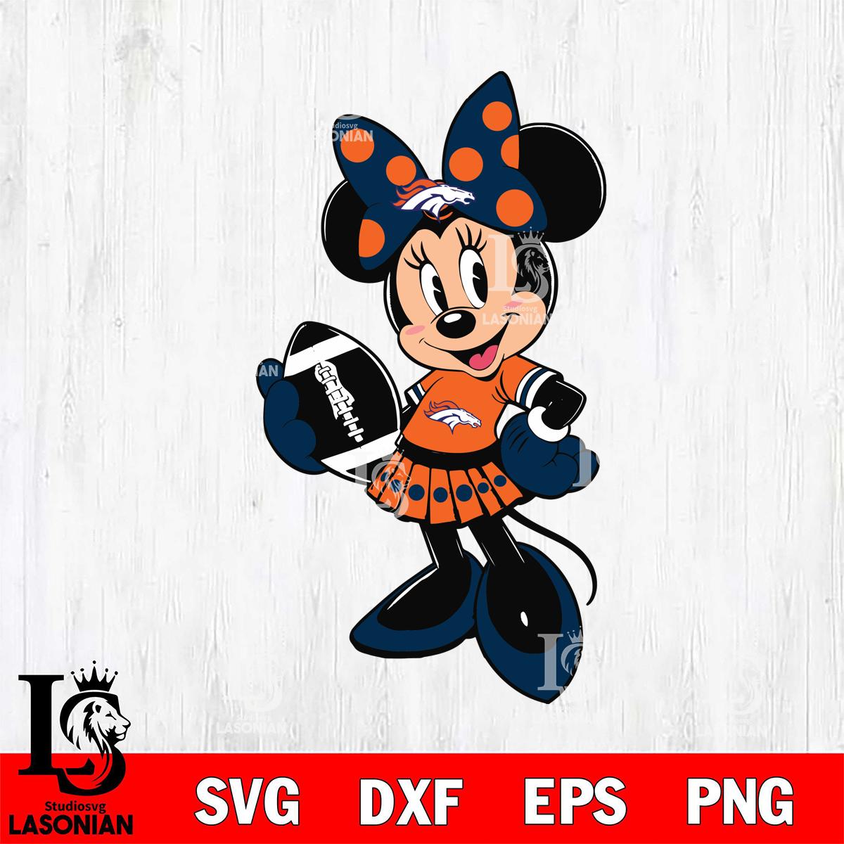 Denver Broncos Minnie Mouse – lasoniansvg