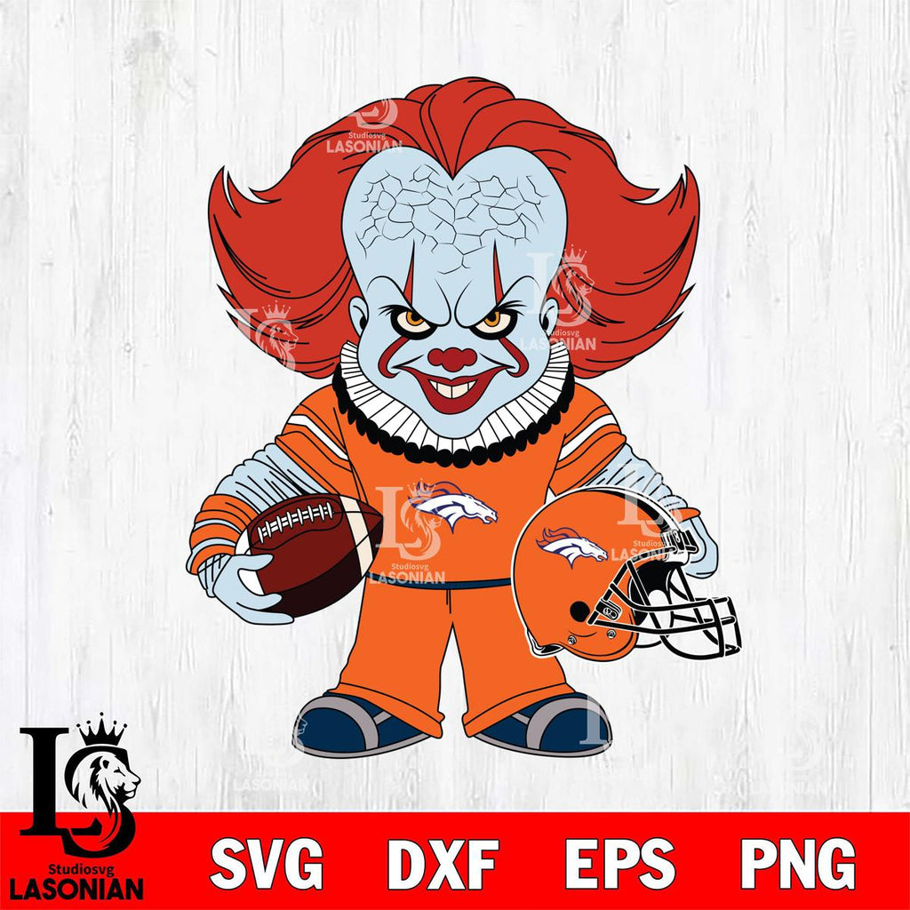 Denver Broncos Pennywise Horror Sport – lasoniansvg