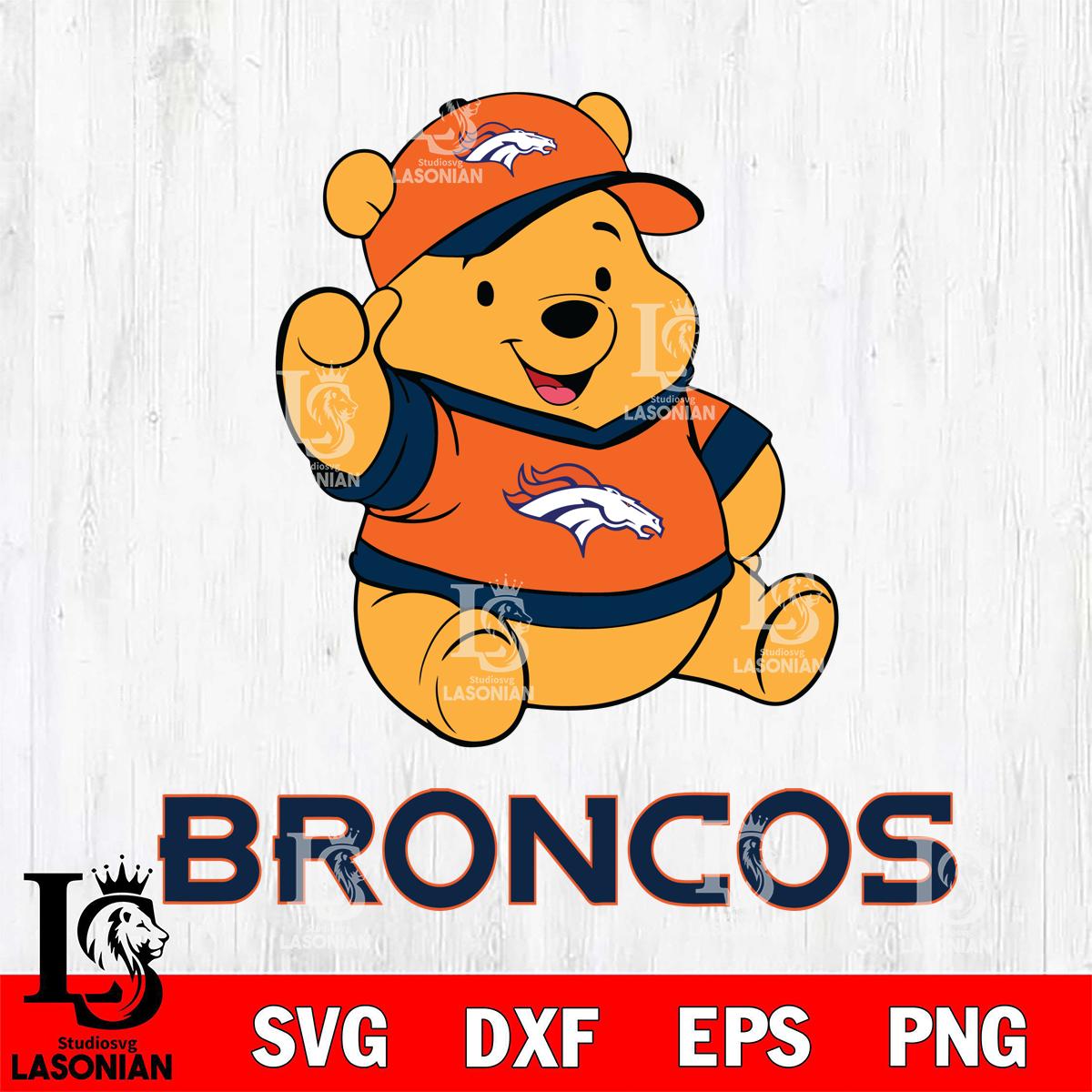 Denver Broncos Pooh Bear Disney – lasoniansvg
