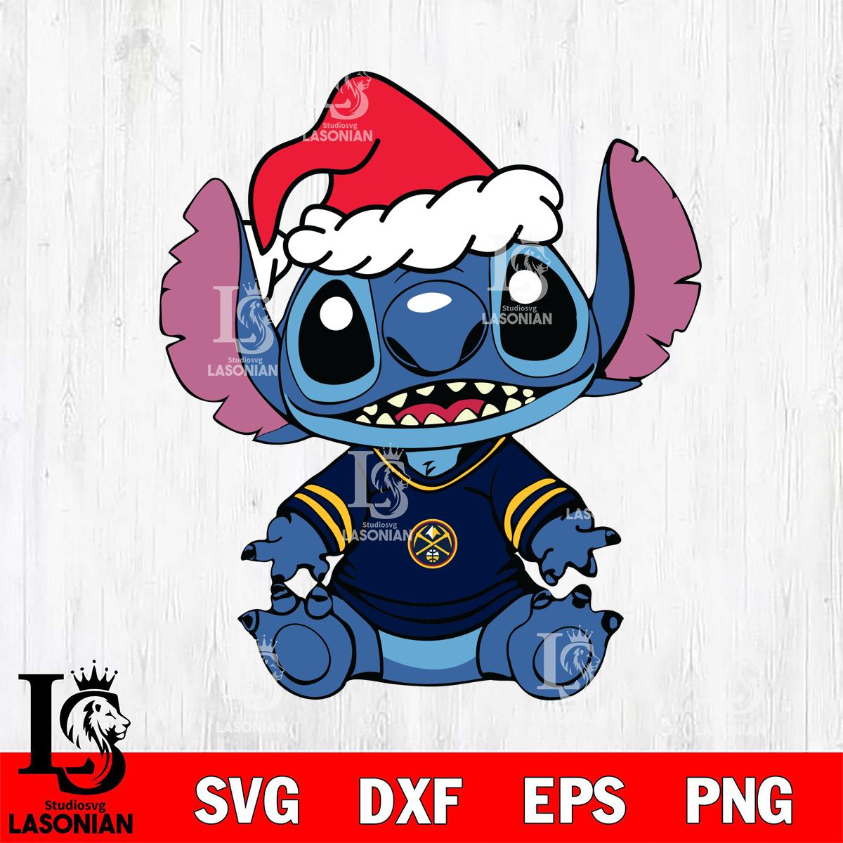 Denver Nuggets Baby Stitch Christmas – lasoniansvg
