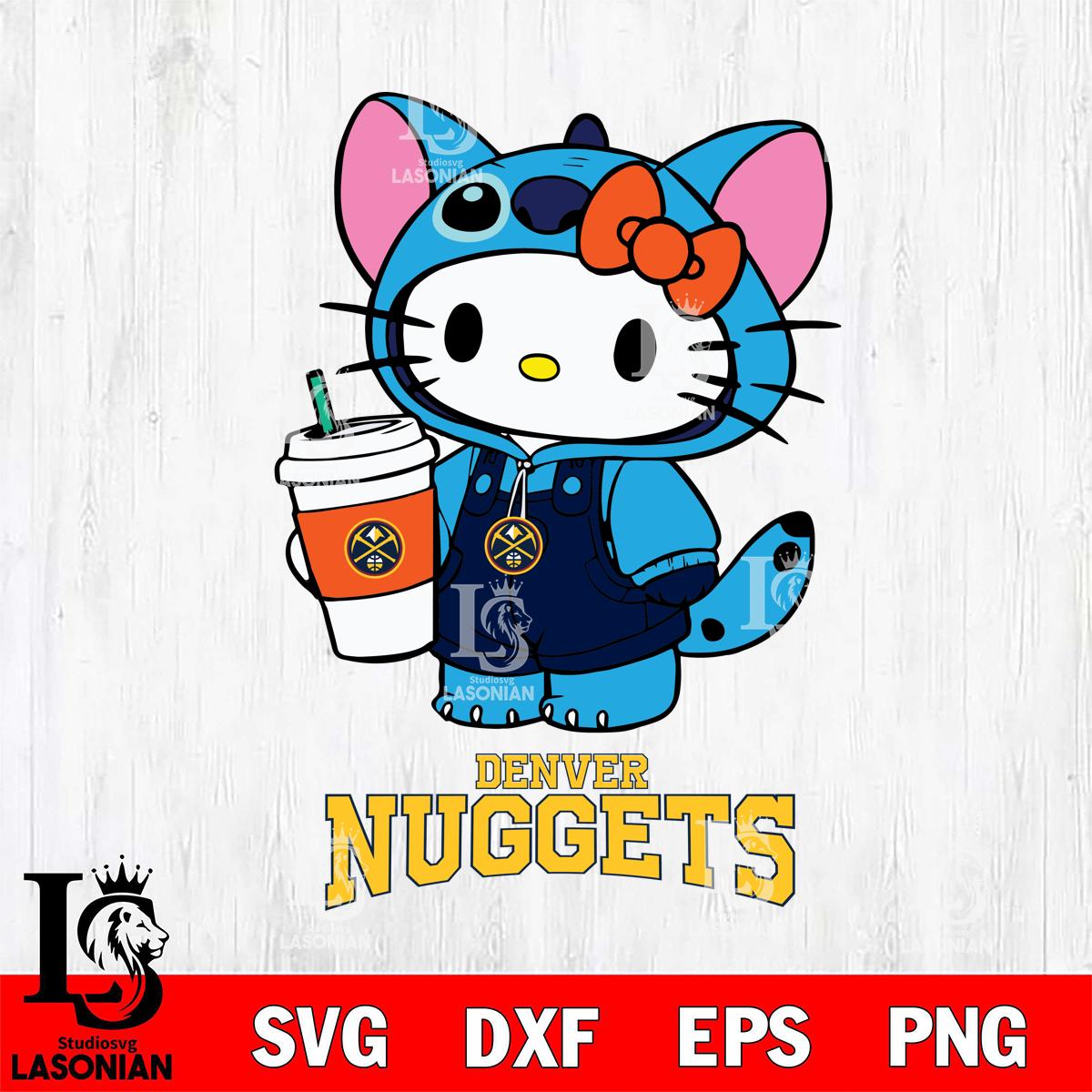 Denver Nuggets Hello Kitty Stitch – lasoniansvg