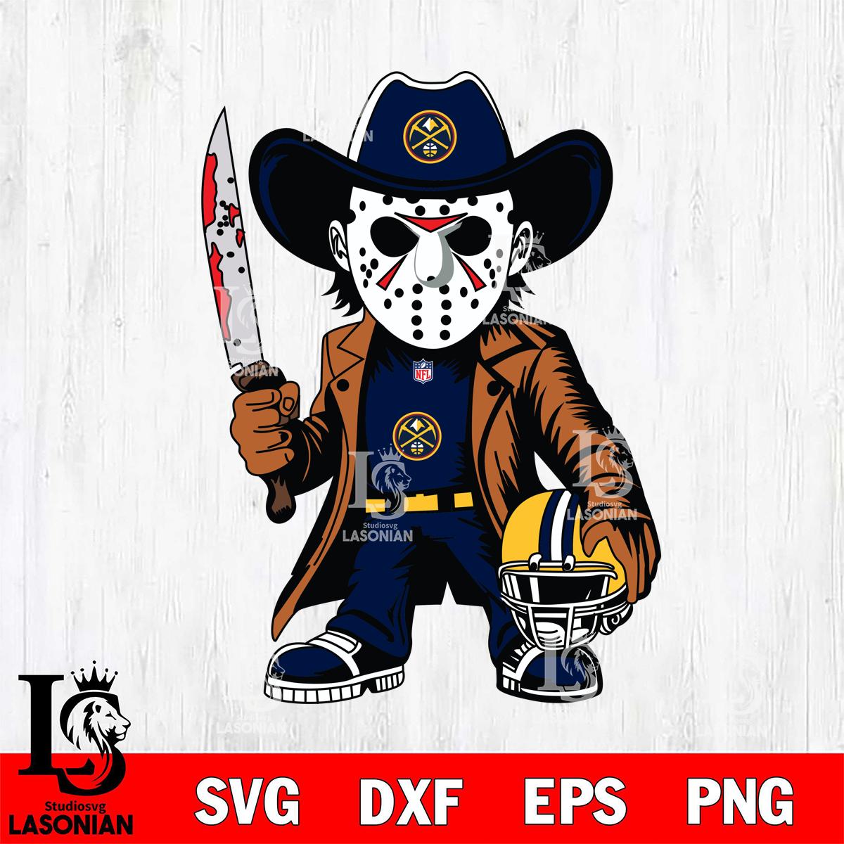 Denver Nuggets Jason Voorhees Horror – lasoniansvg