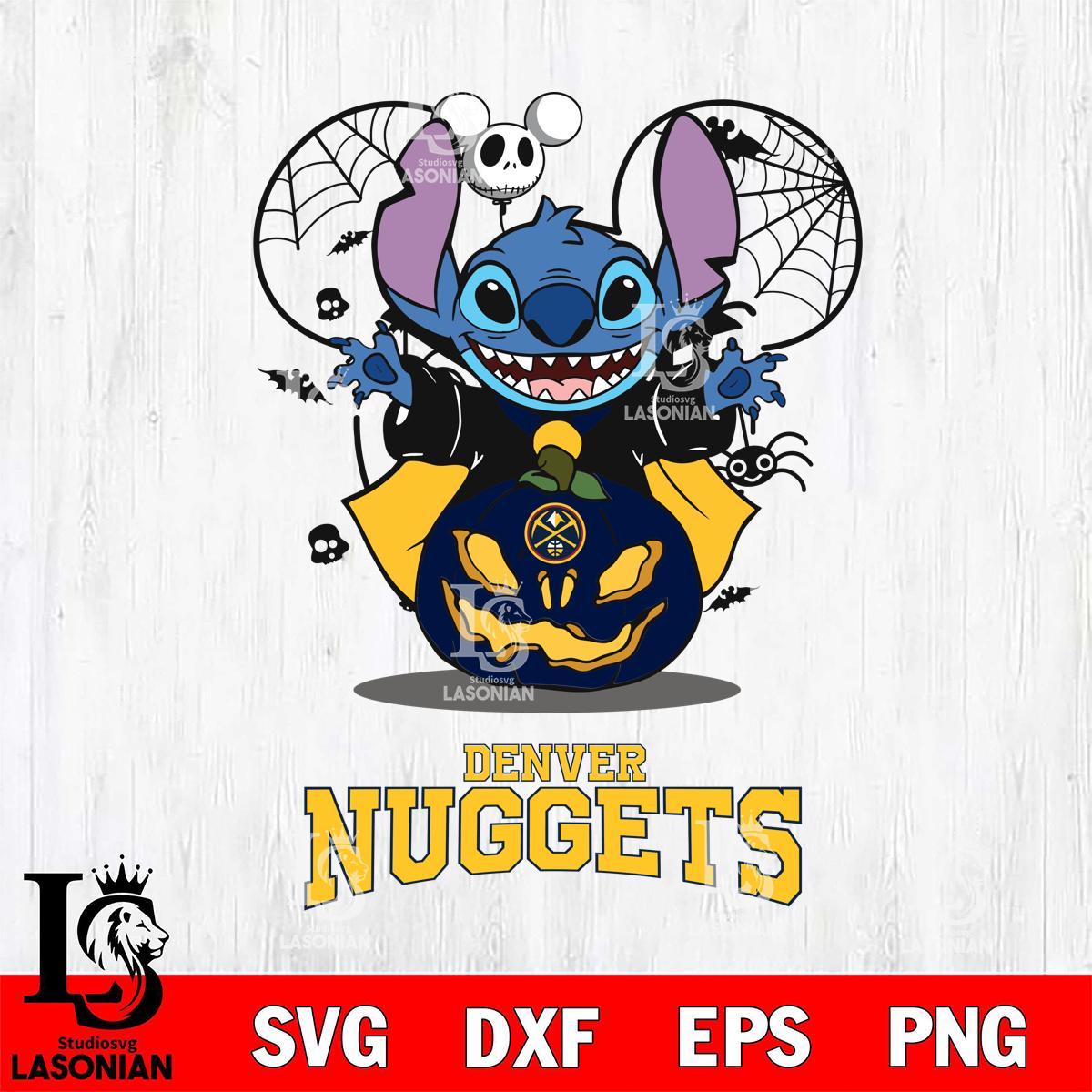 Denver Nuggets Stitch Horror Halloween – lasoniansvg