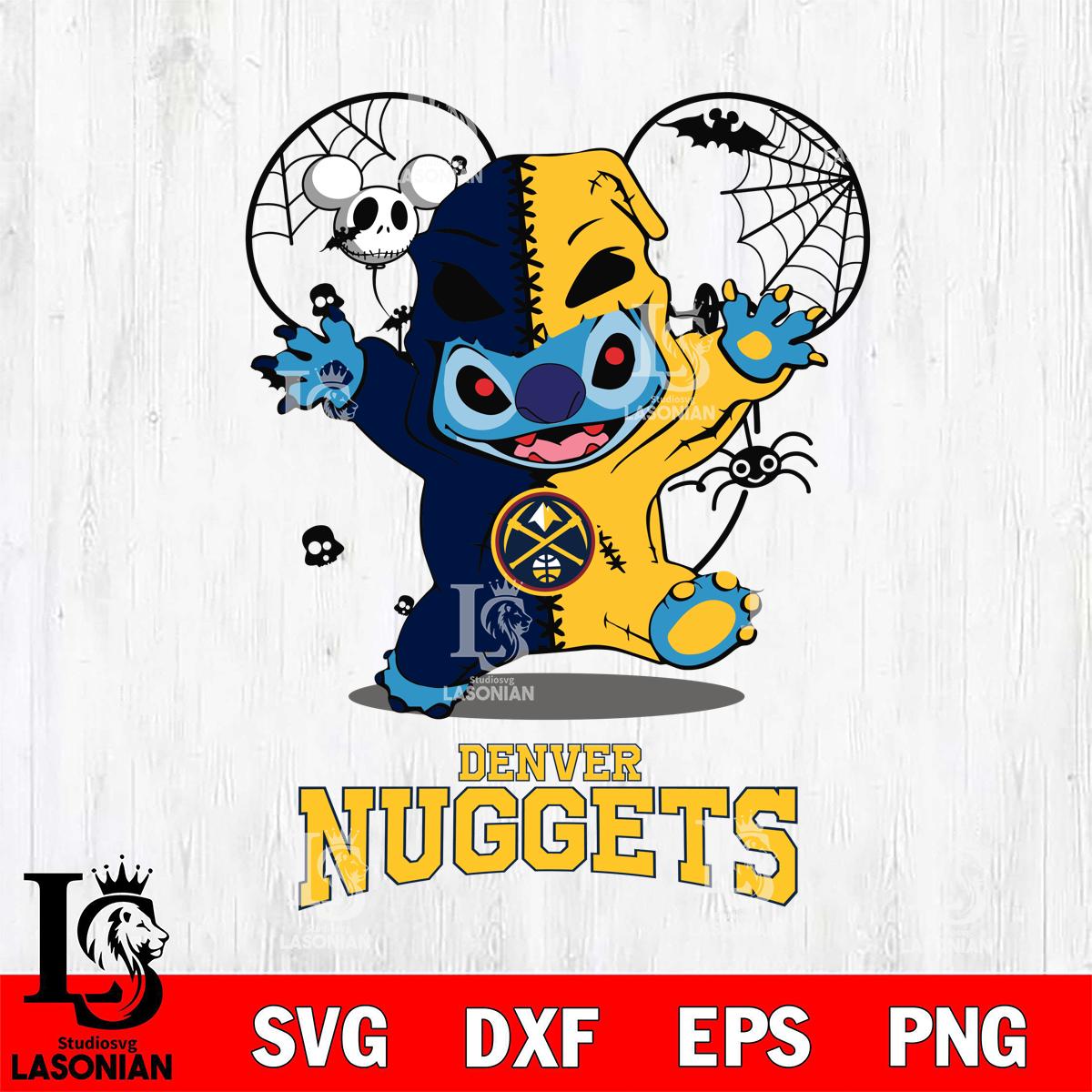 Denver Nuggets Stitch Horror Halloween 2 – lasoniansvg