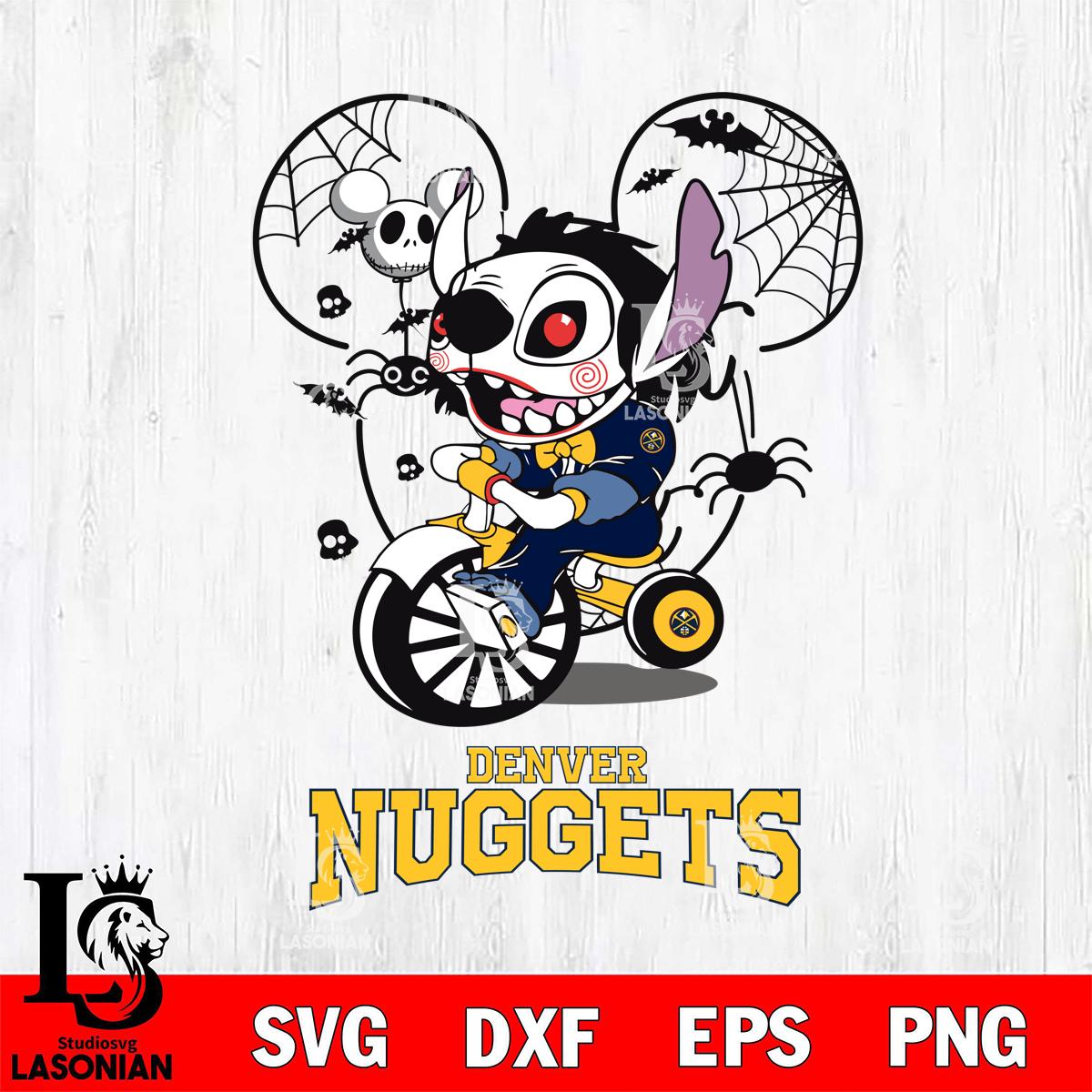 Denver Nuggets Stitch Jigsaws Halloween – lasoniansvg