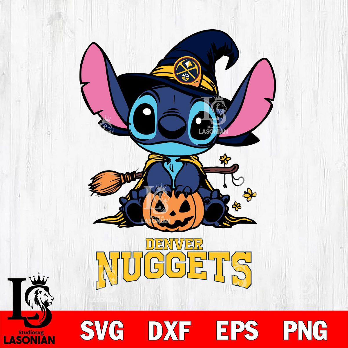 Denver Nuggets Stitch witch – lasoniansvg