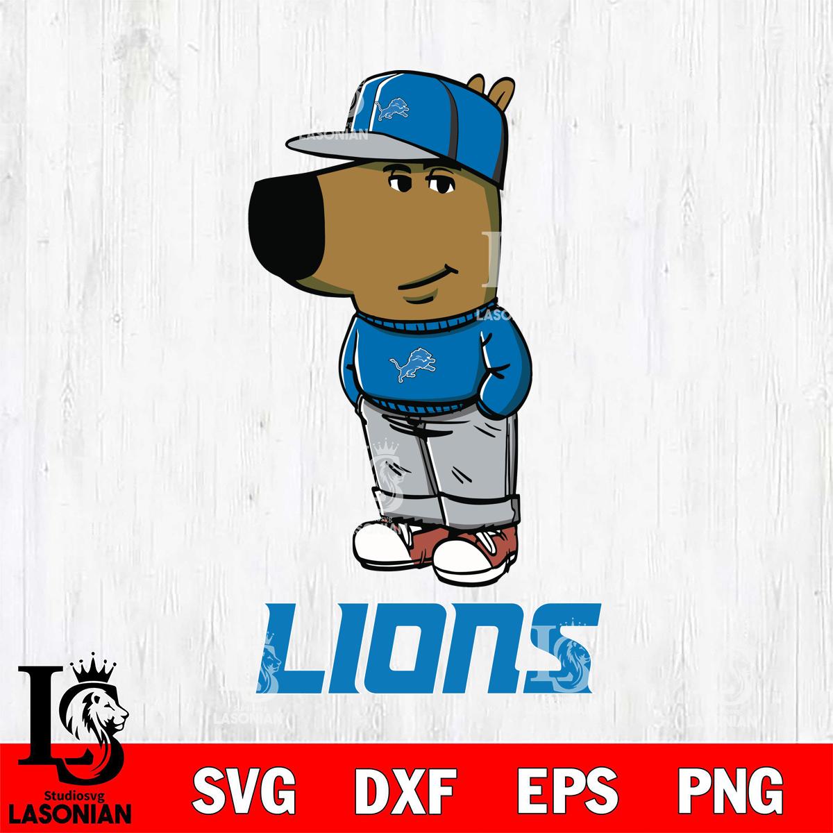Detroit Lions Chill Guy – lasoniansvg