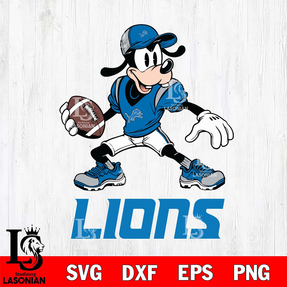 Detroit Lions Goofy Disney – lasoniansvg