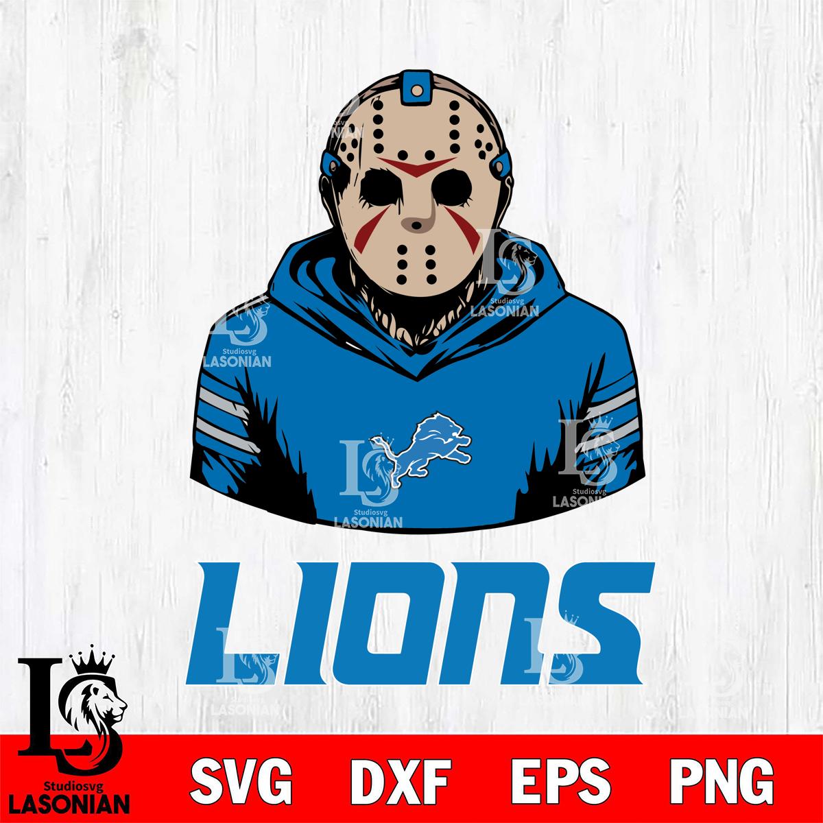 Detroit Lions Jason Voorhees 4 – lasoniansvg
