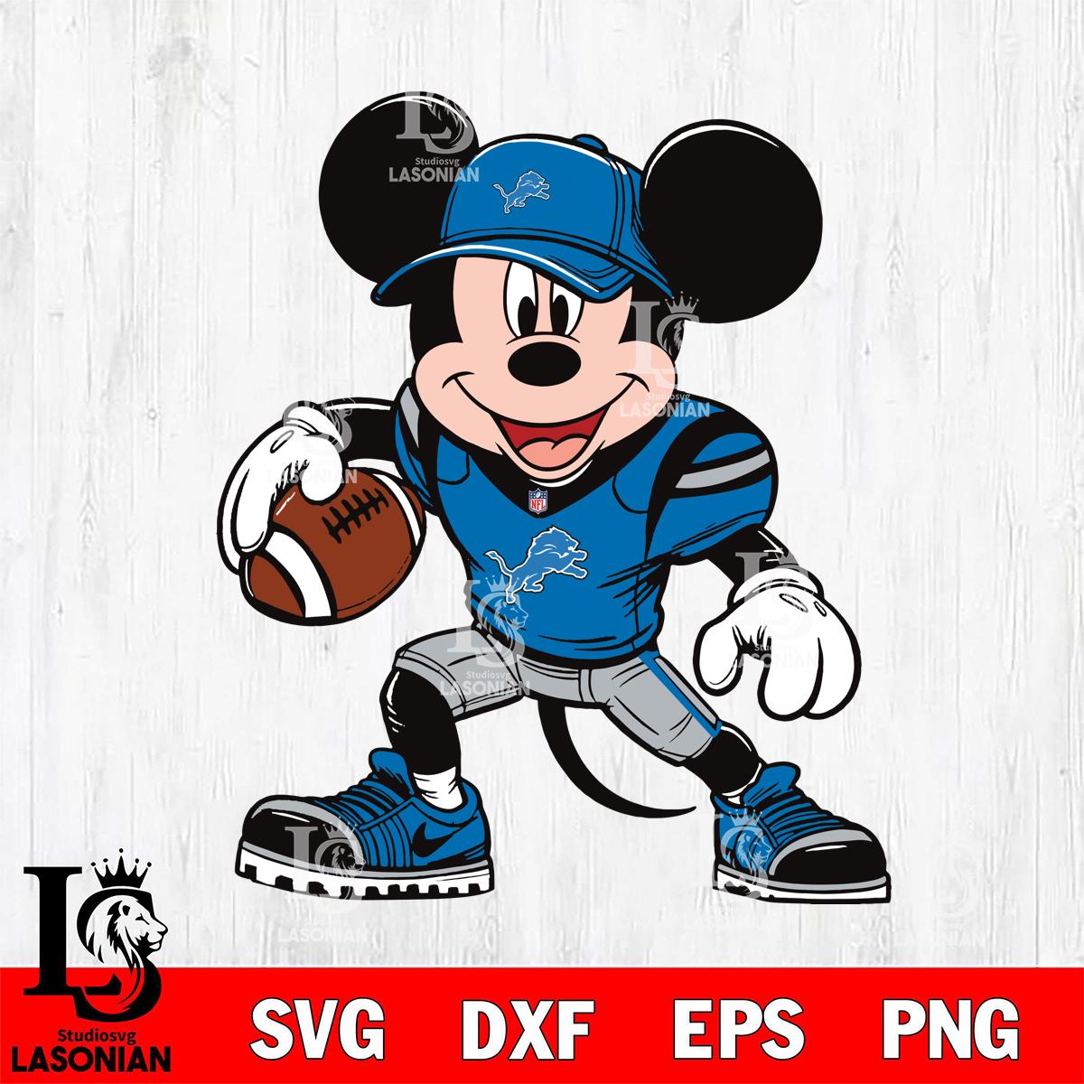 Detroit Lions Mickey Mouse – lasoniansvg