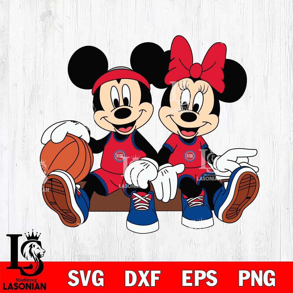 Detroit Pistons Mickey Minne 2 Nba – lasoniansvg