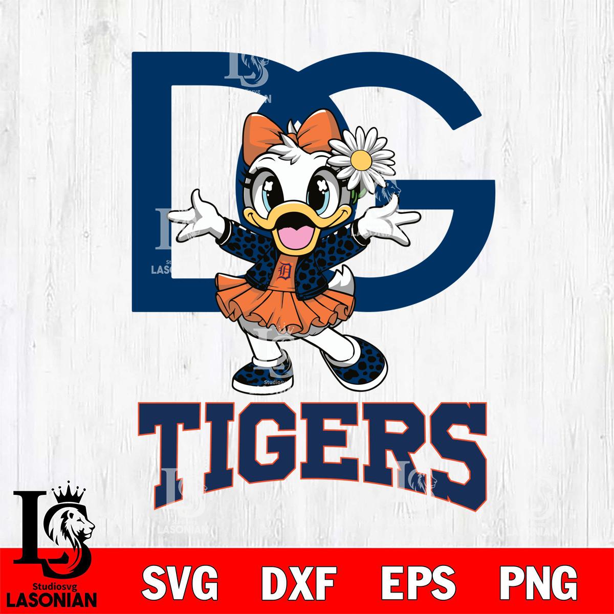 Detroit Tigers Dolce And Gabbana Daisy Duck Disney – lasoniansvg