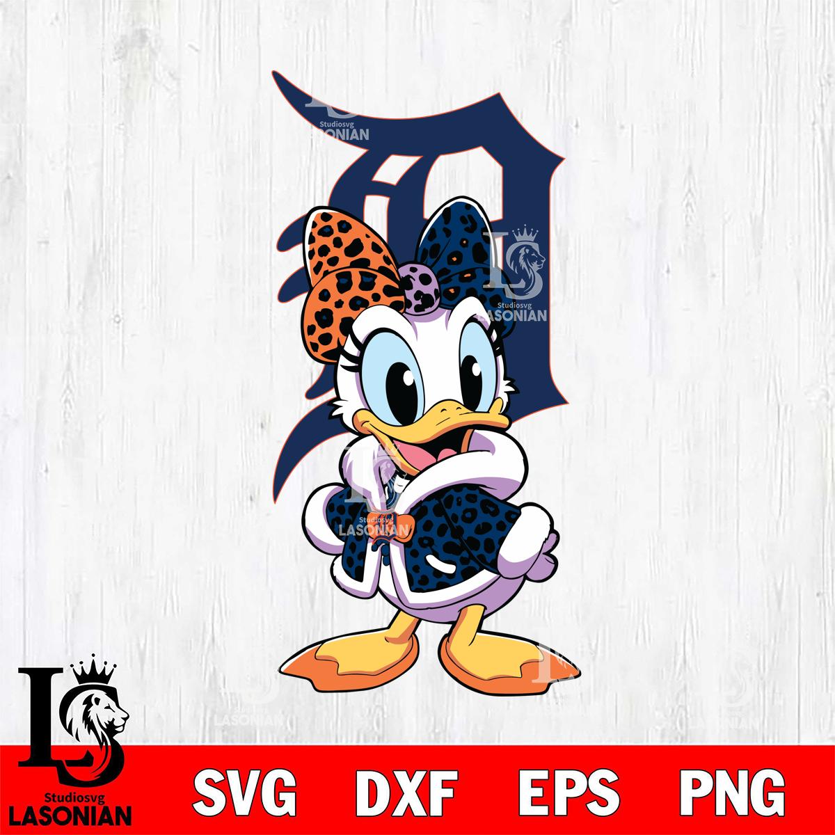 Detroit Tigers Fancy Daisy Duck Disney – lasoniansvg