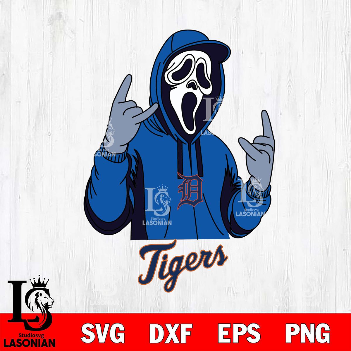 Detroit Tigers Ghostface – lasoniansvg