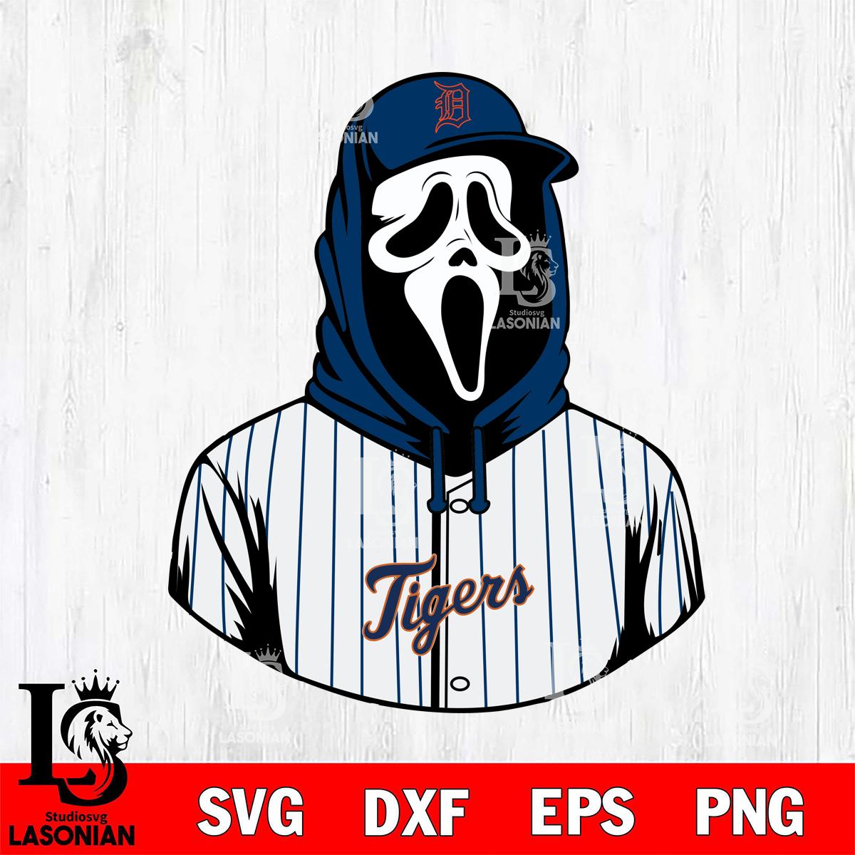 Detroit Tigers Ghostface 4 – lasoniansvg