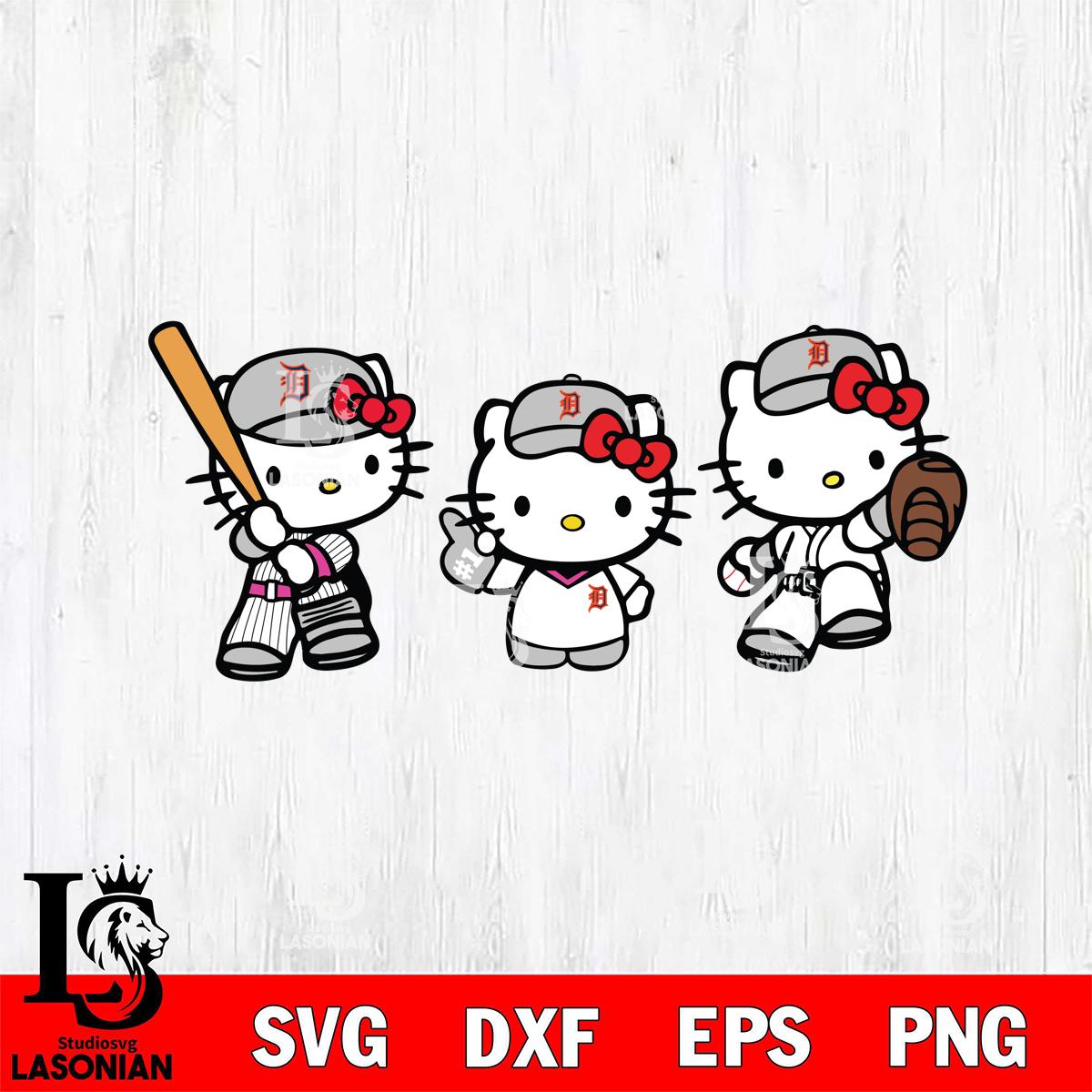 Detroit Tigers Hello Kitty sport 12 – lasoniansvg