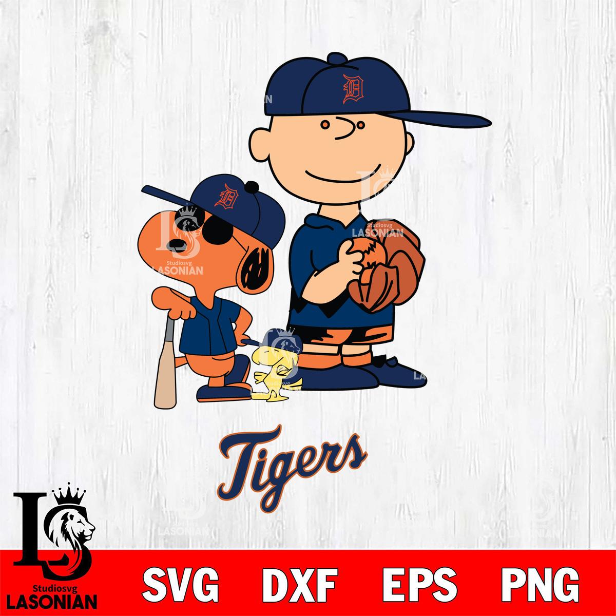 Detroit Tigers Peanuts baseball – lasoniansvg