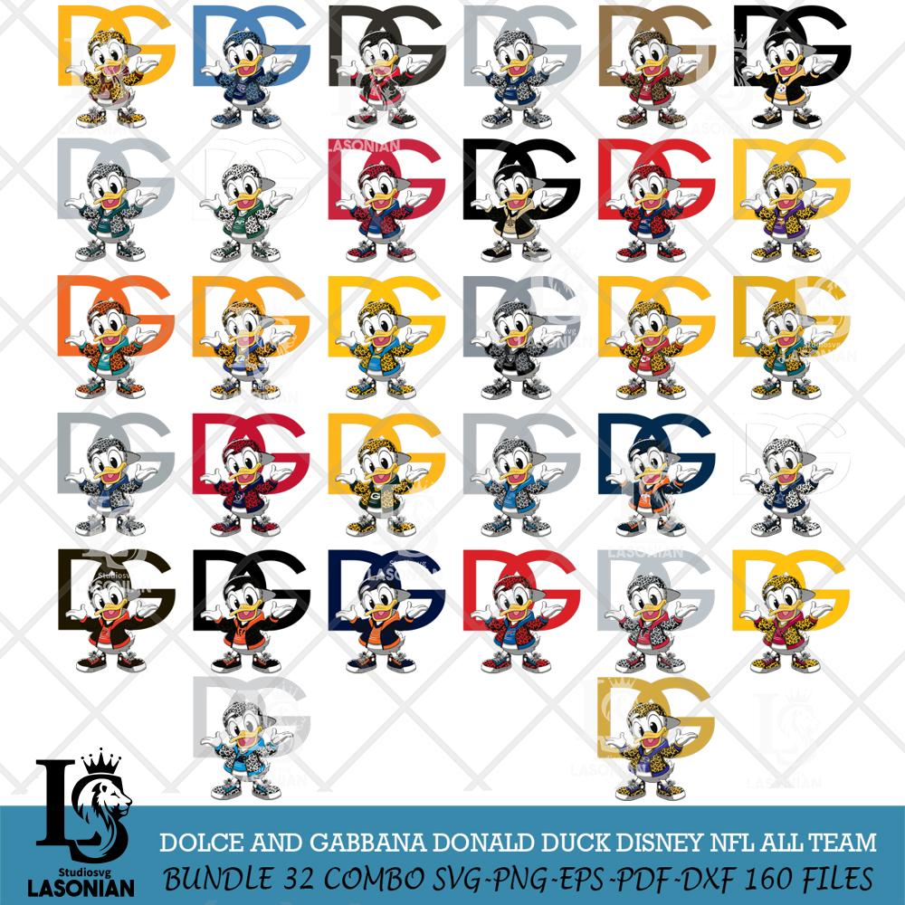 Dolce And Gabbana Donald Duck Disney NFL – lasoniansvg