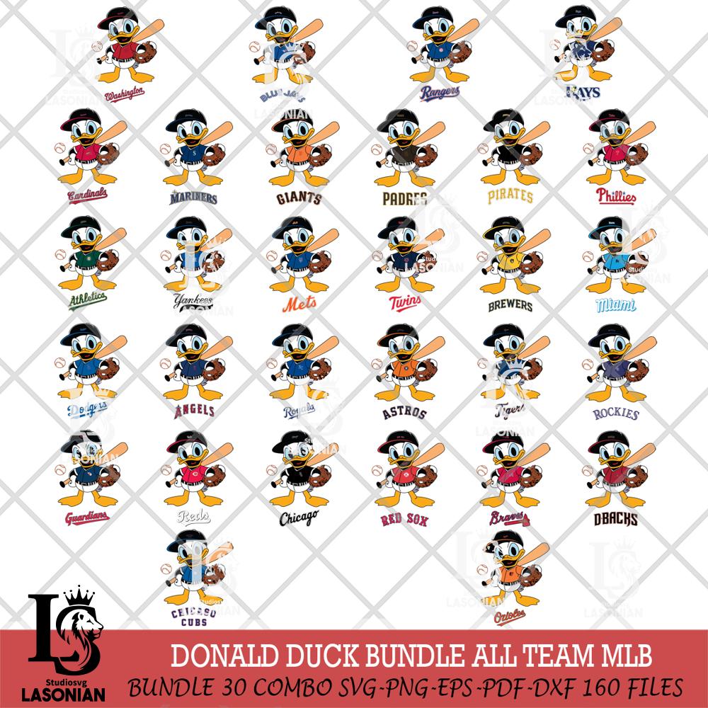 Donald Duck Baseball – lasoniansvg