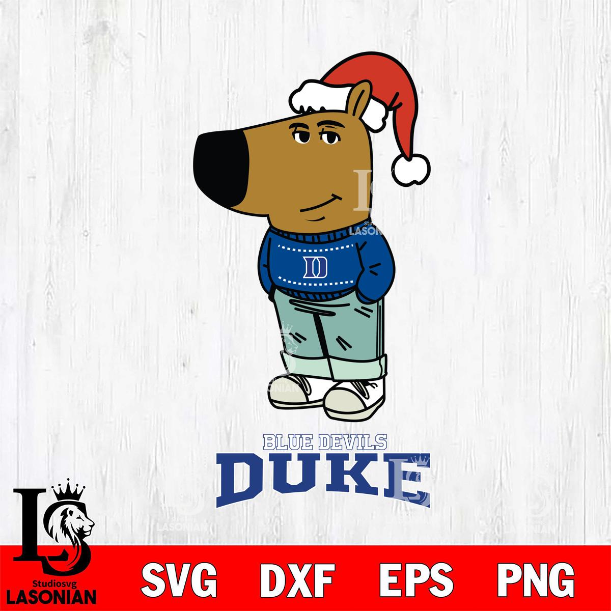 Duke Blue Devils Chill Guy Christmas – lasoniansvg