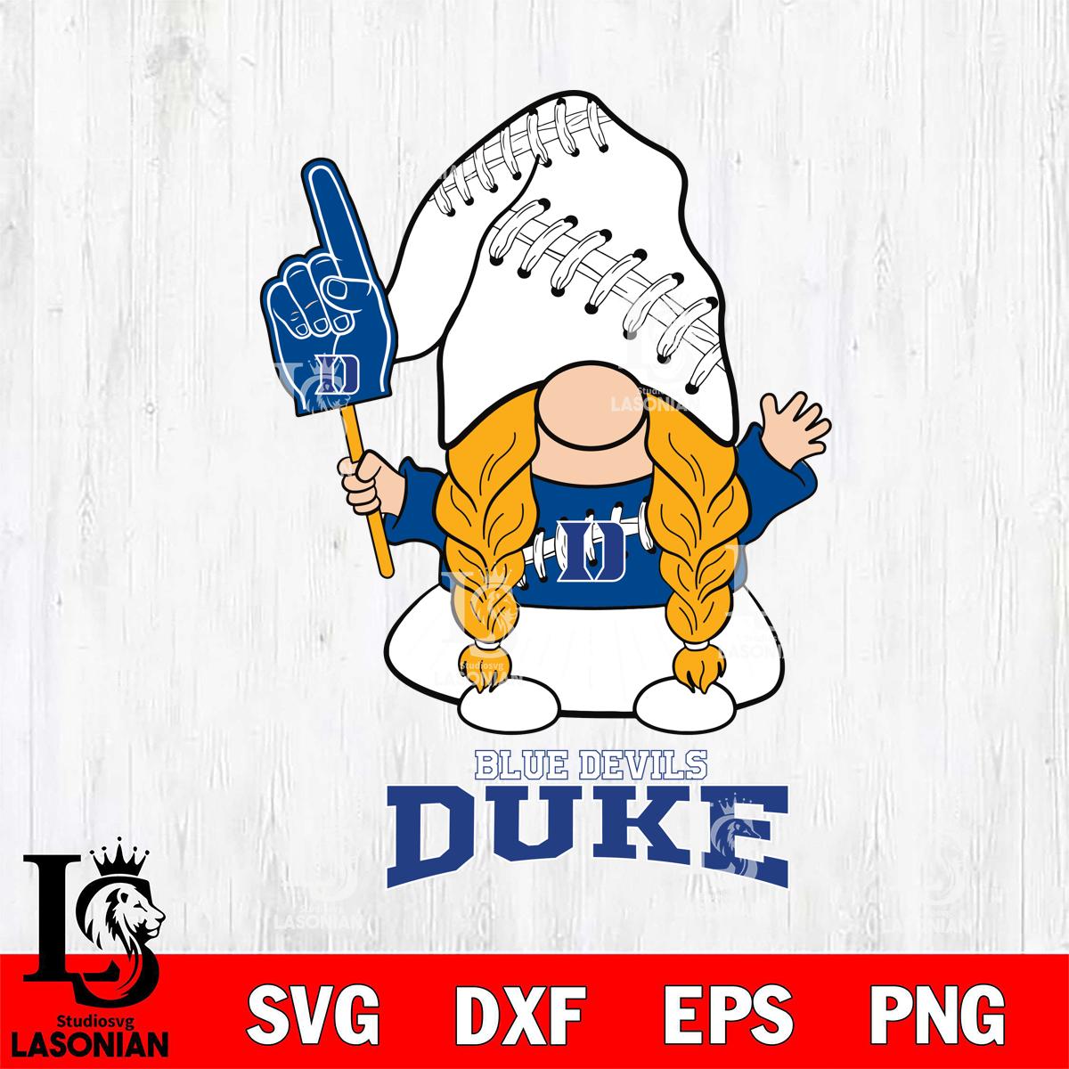 Duke Blue Devils Gnomes Fan – lasoniansvg