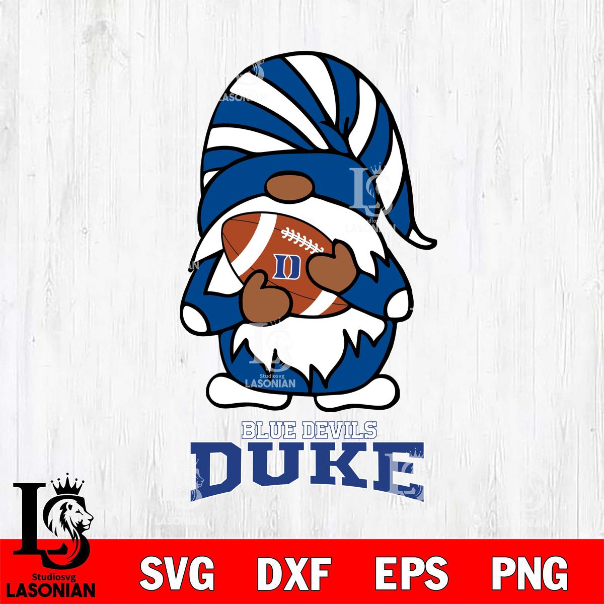 Duke Blue Devils Gnomes Football – lasoniansvg