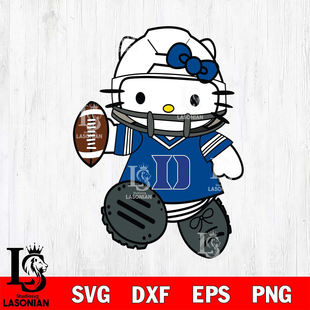 Duke Blue Devils Hello Kitty sport – lasoniansvg