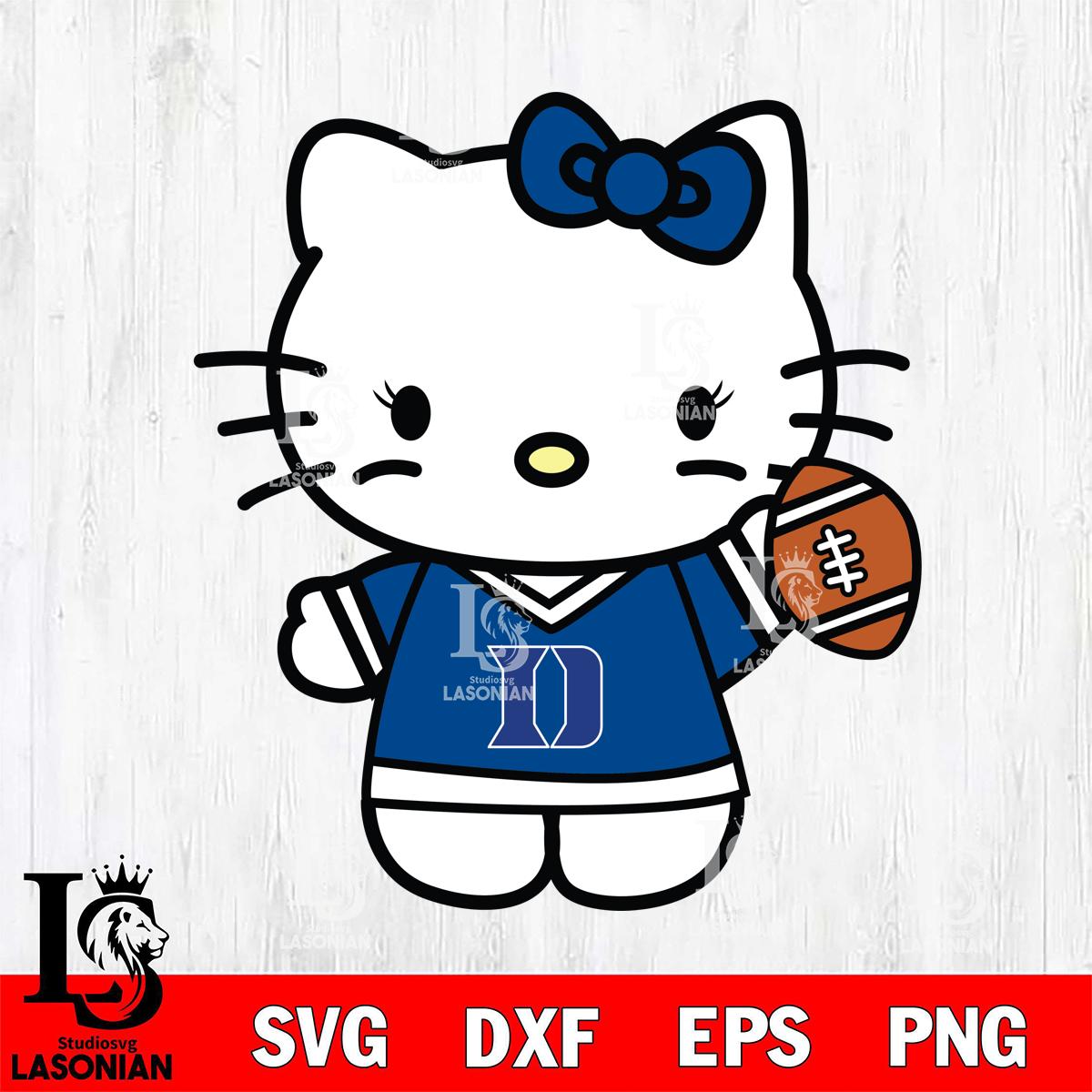 Duke Blue Devils Hello Kitty sport 7 – lasoniansvg