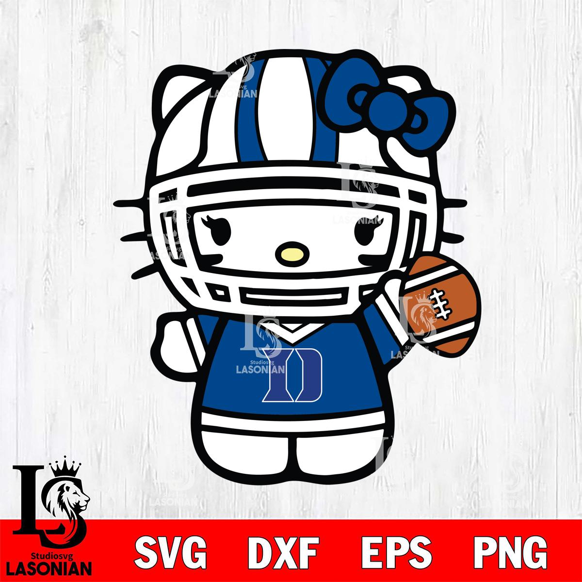 Duke Blue Devils Hello Kitty sport 9 – lasoniansvg
