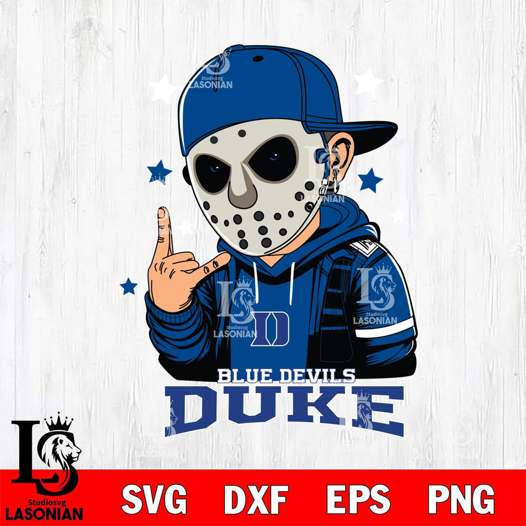 Duke Blue Devils Jason Voorhees Horror 9 – lasoniansvg