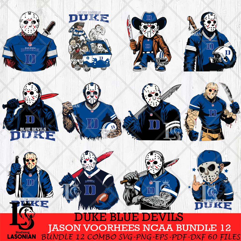Duke Blue Devils Jason Voorhees Horror Bundle 12 SVG – lasoniansvg