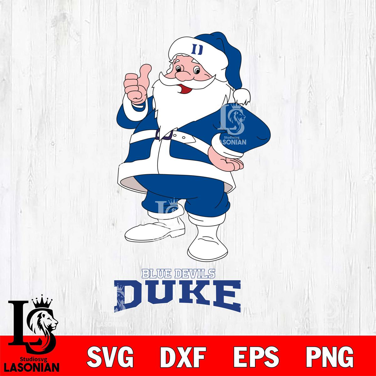 Duke Blue Devils Santa claus – lasoniansvg