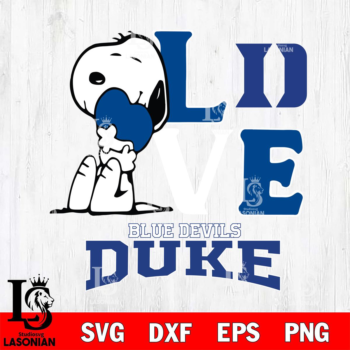 Duke Blue Devils Snoopy Sport 10 – lasoniansvg