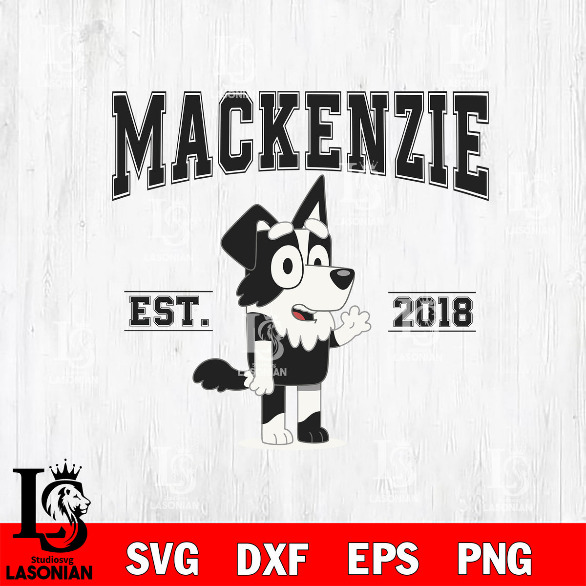 EST BLUEY mackenzie – lasoniansvg