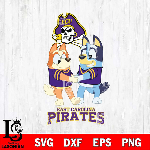 East Carolina Pirates Bluey Chilli Dance – lasoniansvg