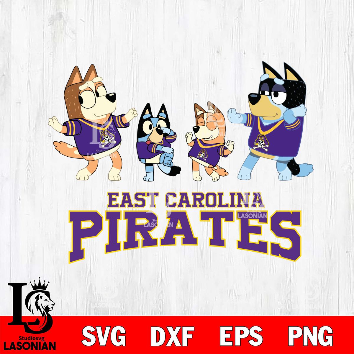 East Carolina Pirates Bluey Dance Squats – lasoniansvg
