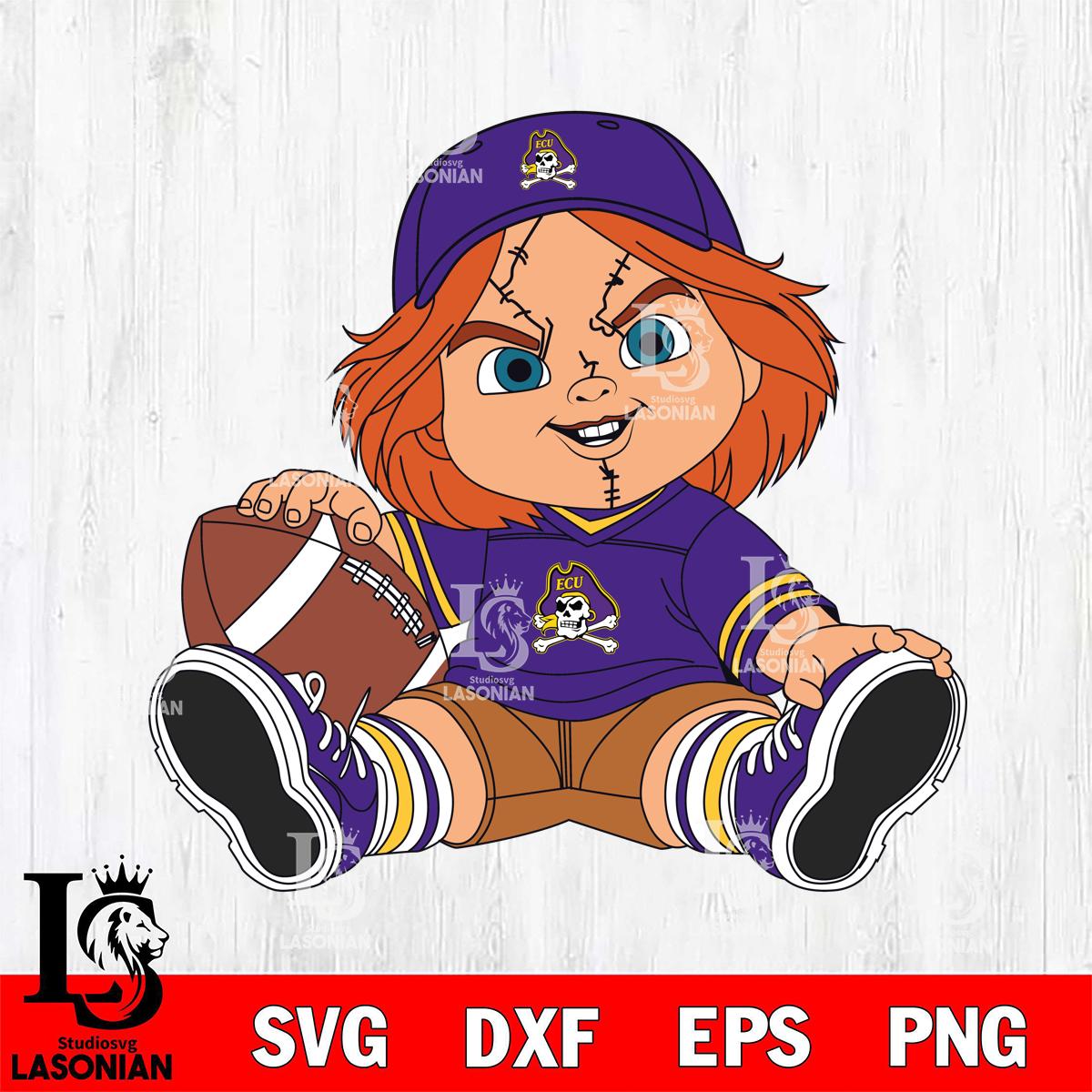 East Carolina Pirates Chucky Horror 8 – lasoniansvg