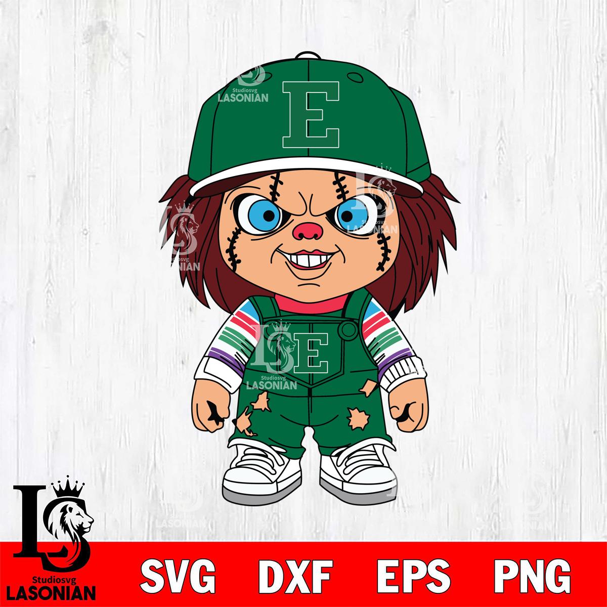 Eastern Michigan Eagles Chucky Football Horror Halloween – lasoniansvg