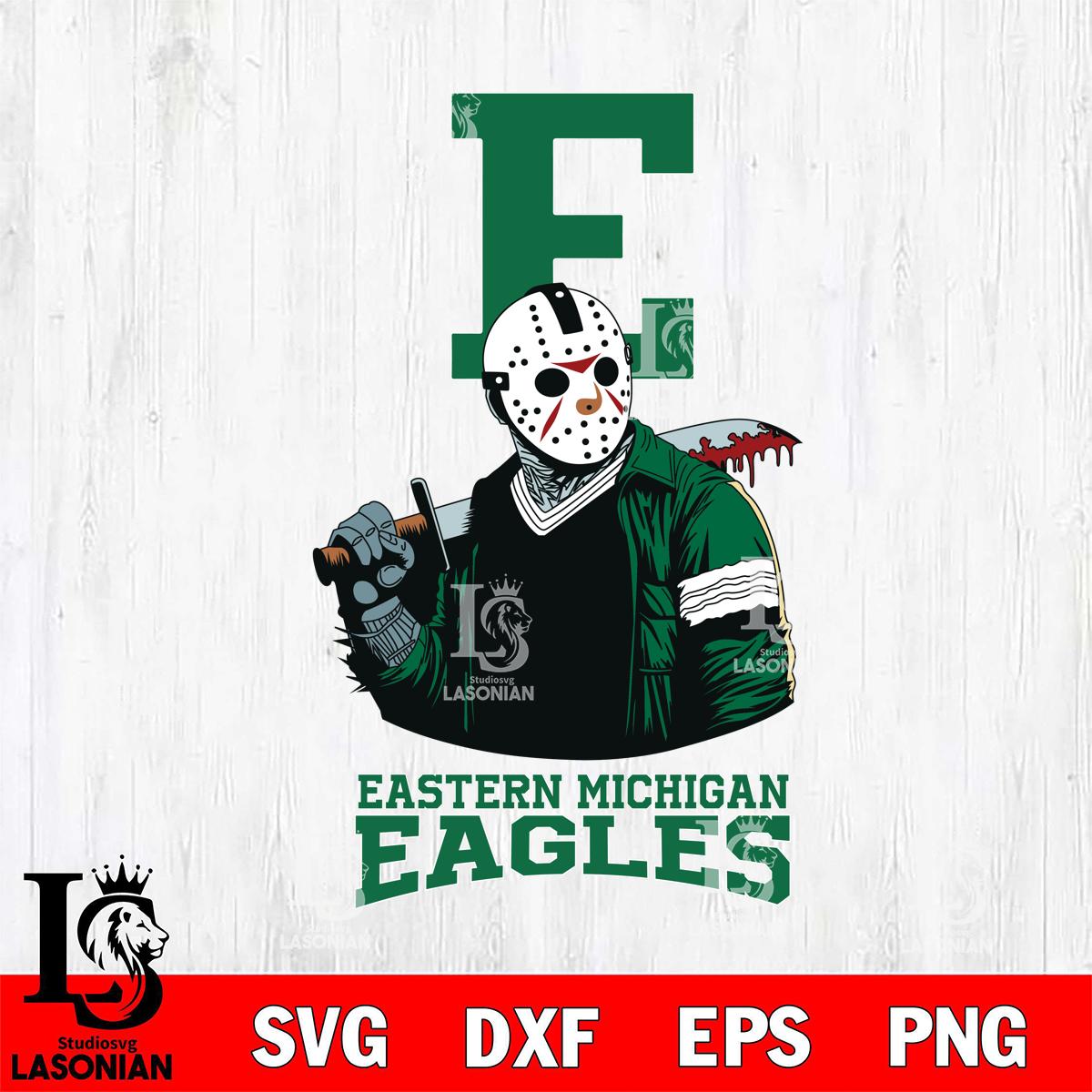 Eastern Michigan Eagles Jason Voorhees 10 – lasoniansvg