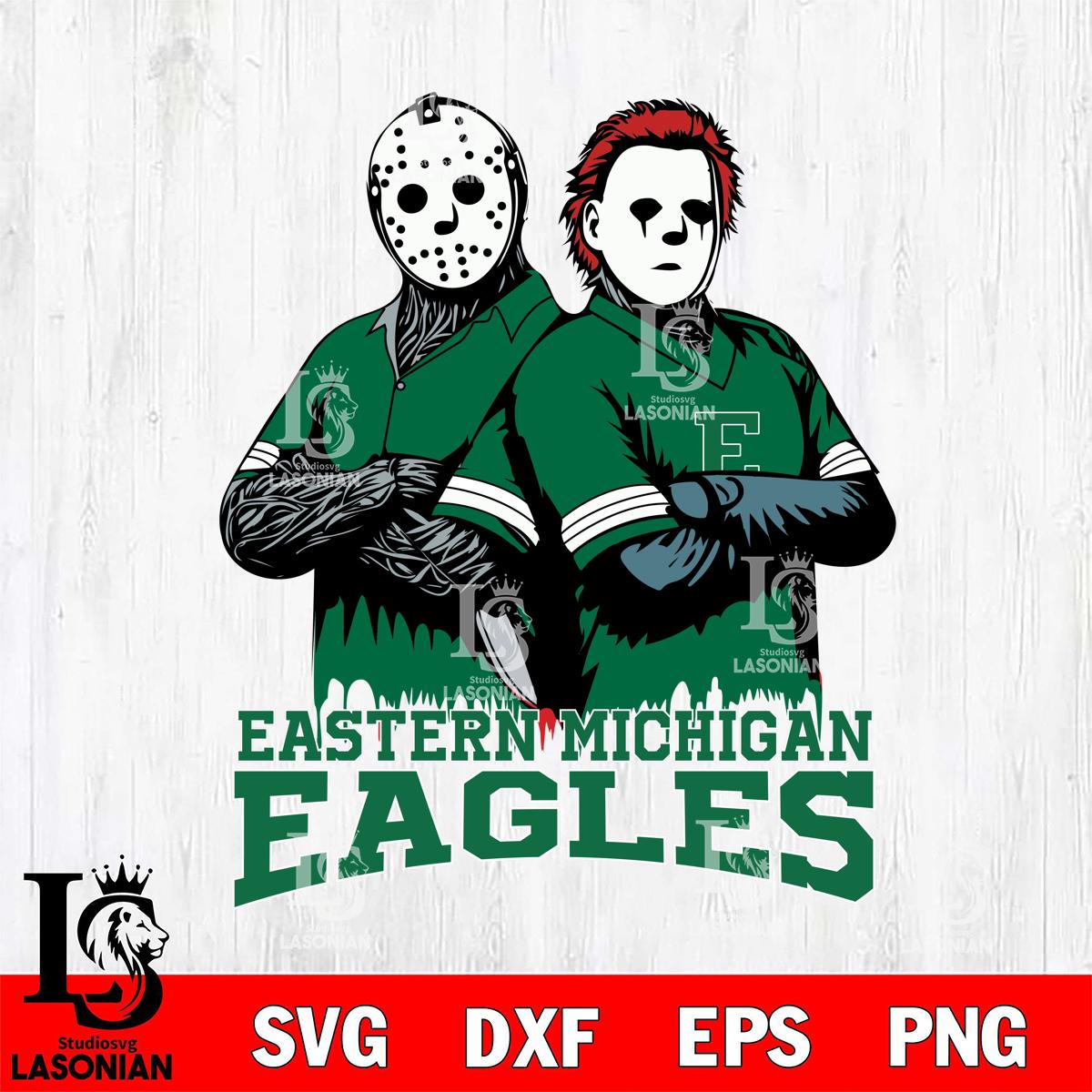 Eastern Michigan Eagles Jason Voorhees 8 – lasoniansvg