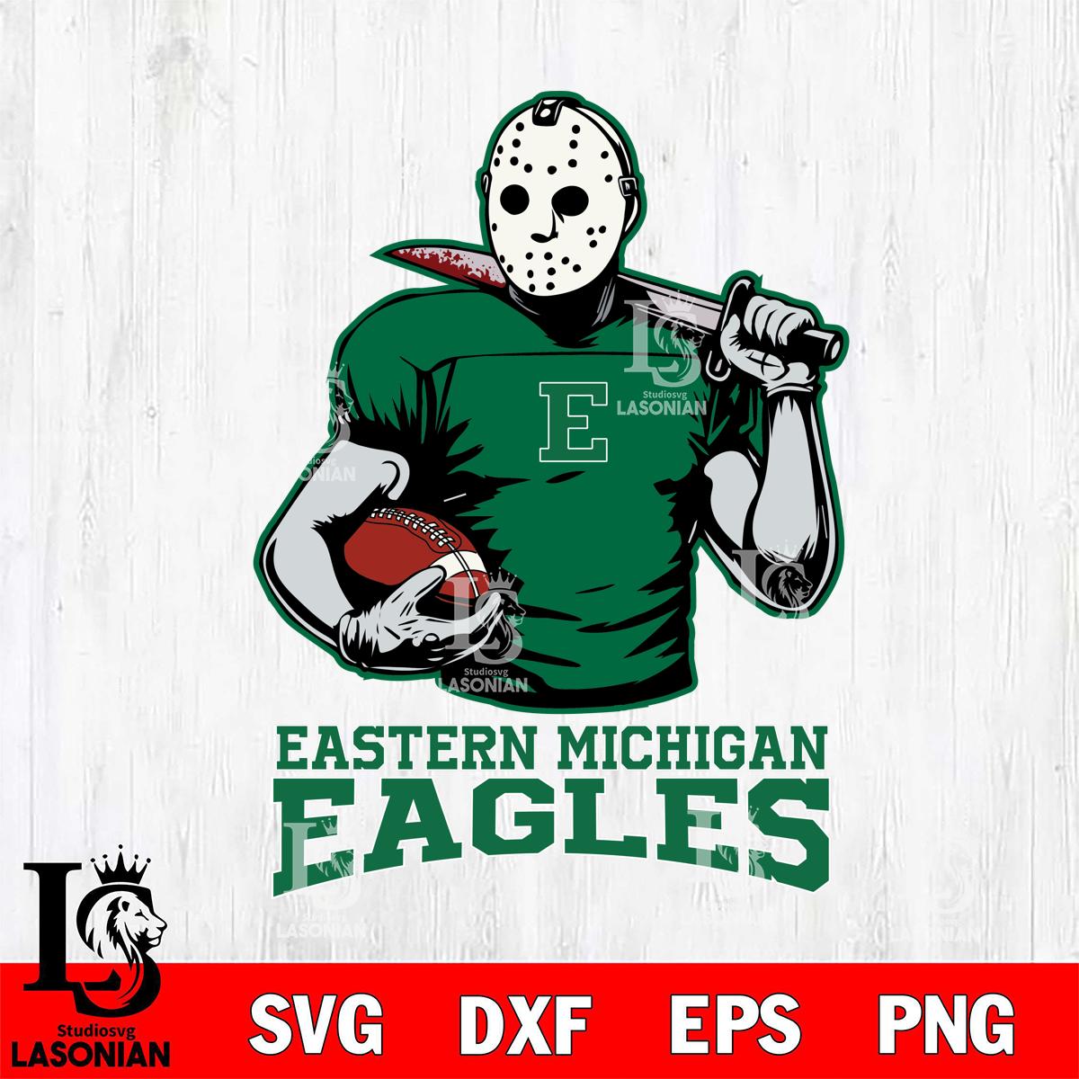 Eastern Michigan Eagles Jason Voorhees 9 – lasoniansvg