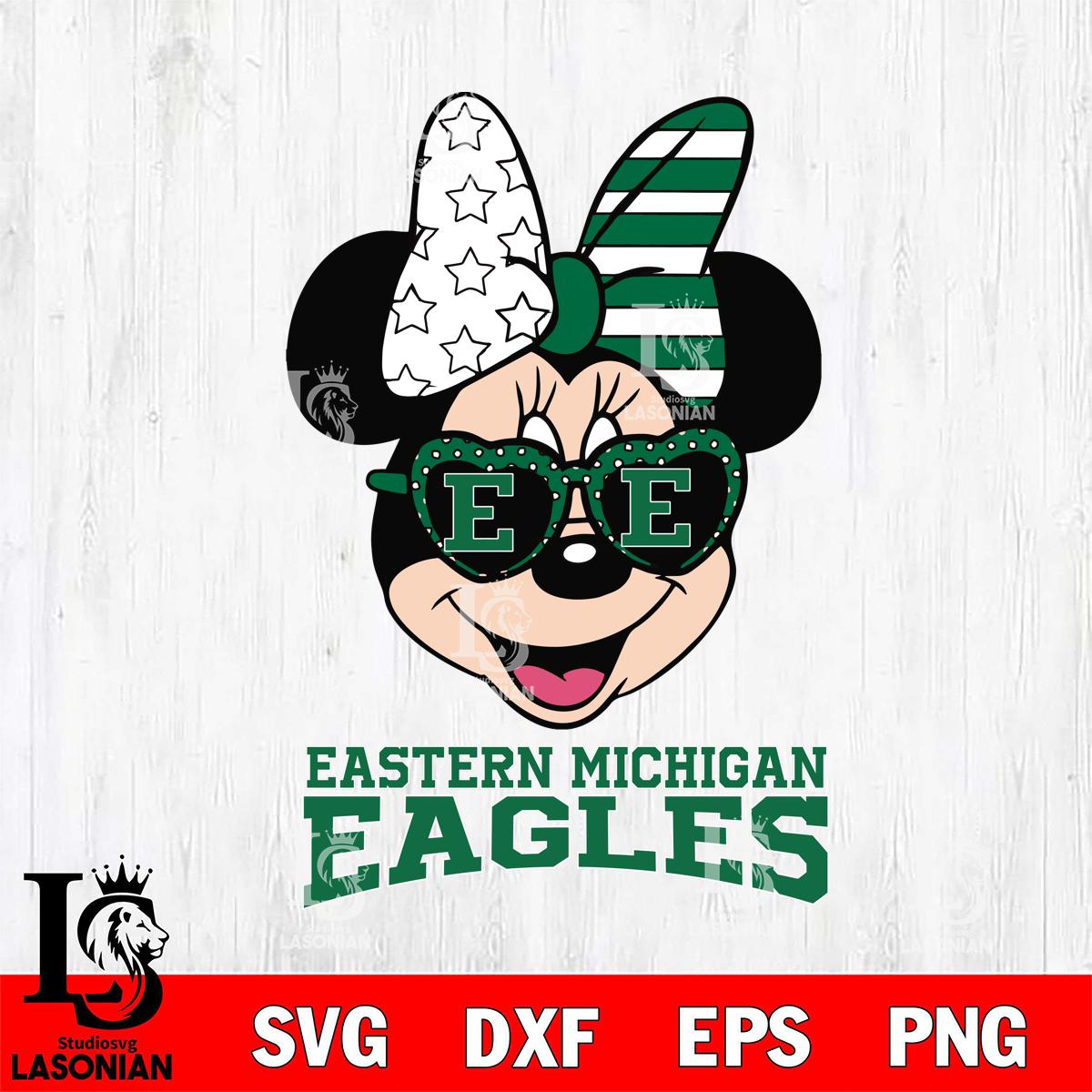 Eastern Michigan Eagles Minnie Mouse Love 2 – lasoniansvg