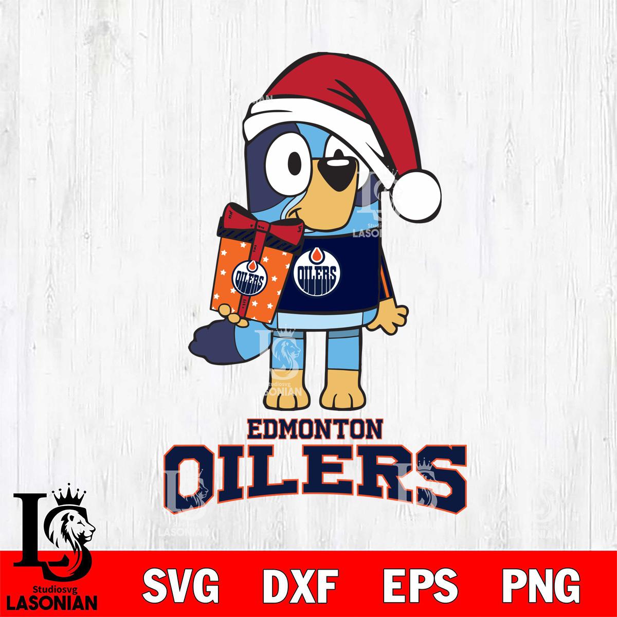 Edmonton Oilers Bluey Christmas – lasoniansvg