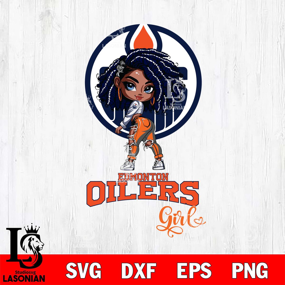 Edmonton Oilers Fan Girl – lasoniansvg