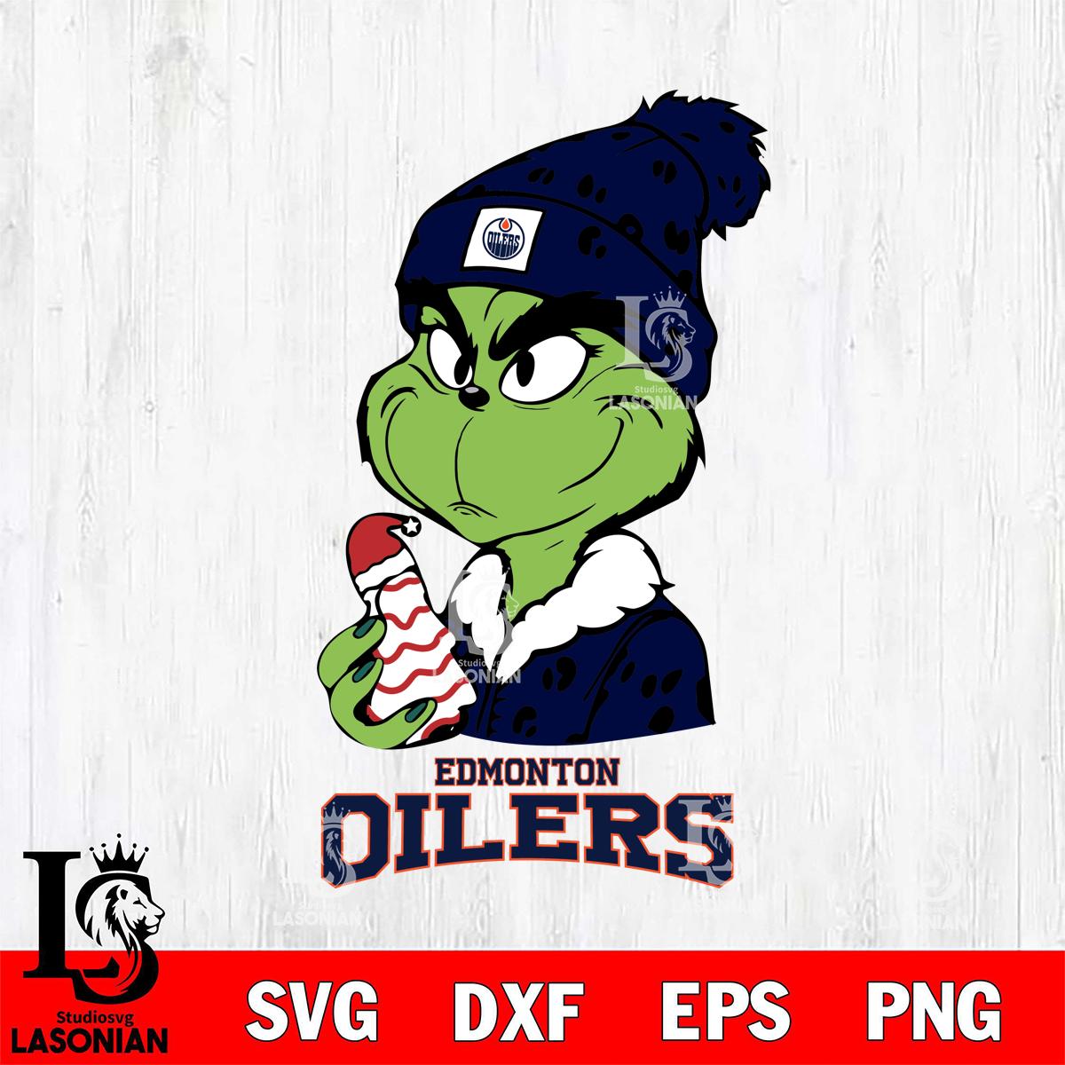 Edmonton Oilers Grinch Tree Cake – lasoniansvg