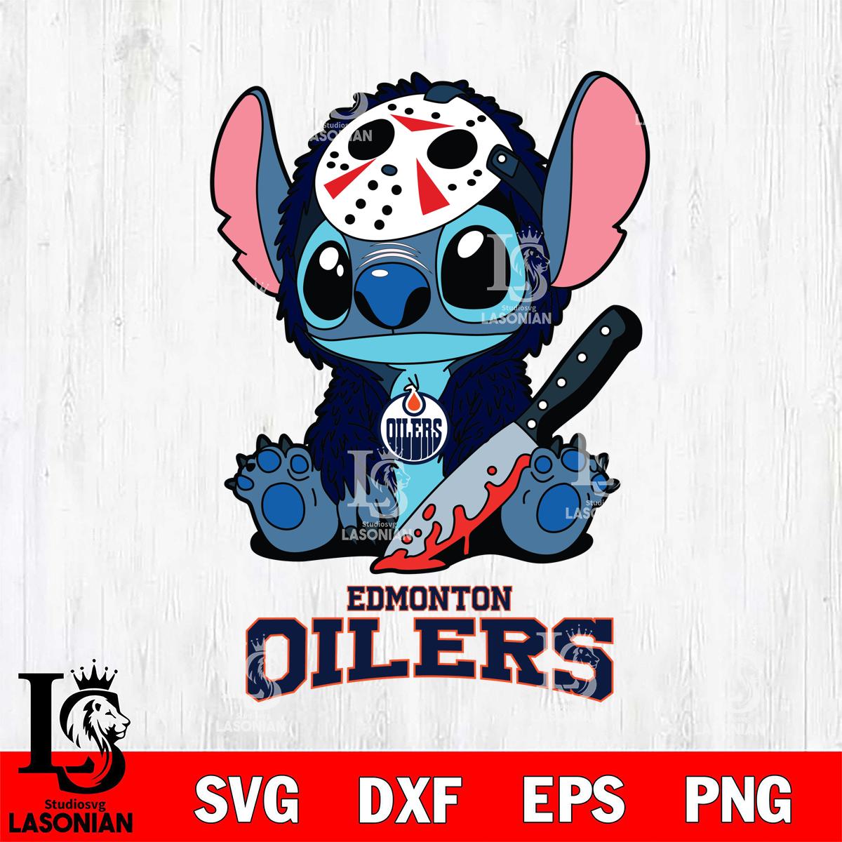 Edmonton Oilers Stitch Jason Voorhees – lasoniansvg