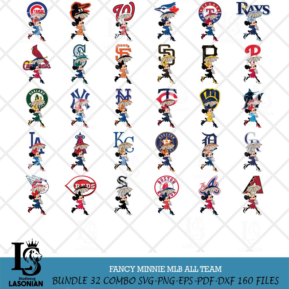 Fancy Minnie MLB – lasoniansvg