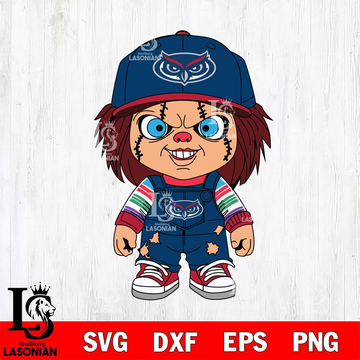 Florida Atlantic Owls Chucky Football Horror Halloween – lasoniansvg