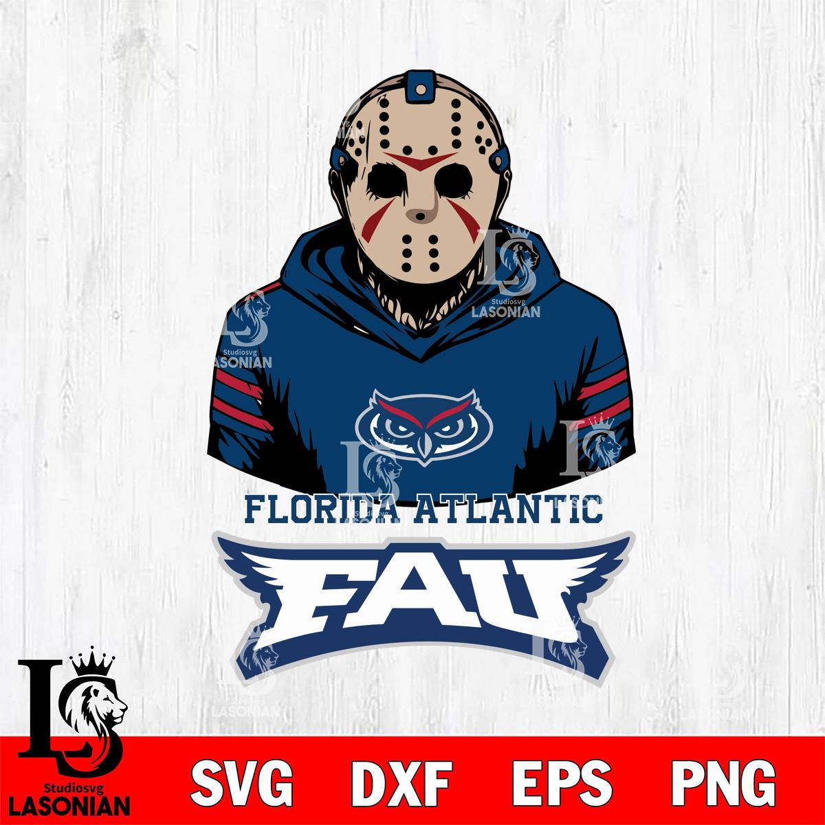 Florida Atlantic Owls Jason Voorhees 4 – lasoniansvg