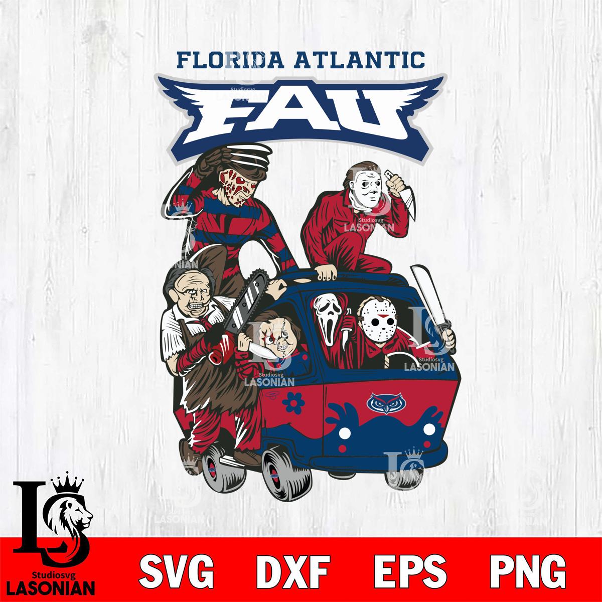 Florida Atlantic Owls Jason Voorhees Horror 10 – lasoniansvg